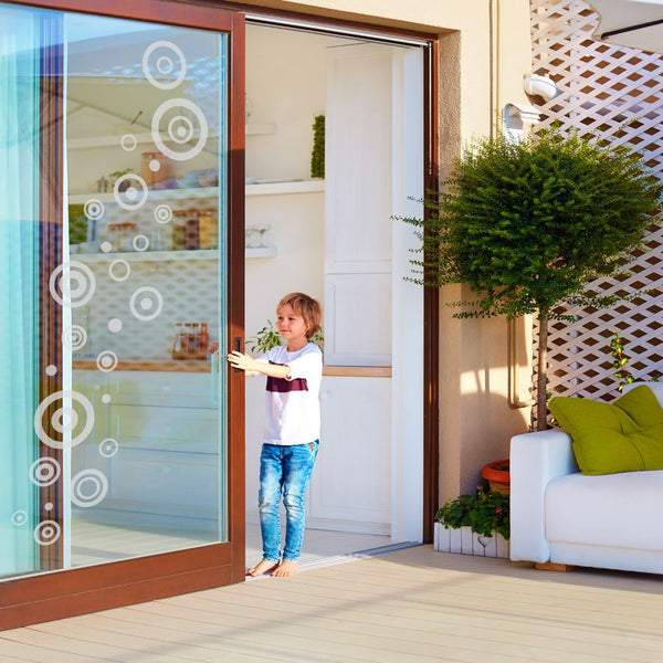Glass door stickers store